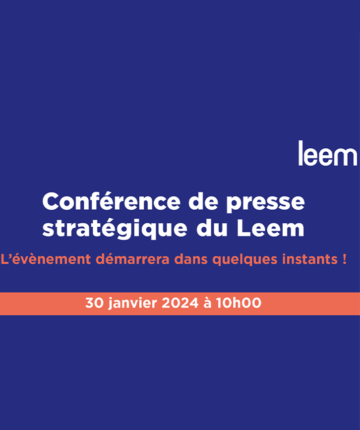 Conférence de presse stratégique du Leem 2024 | Leem